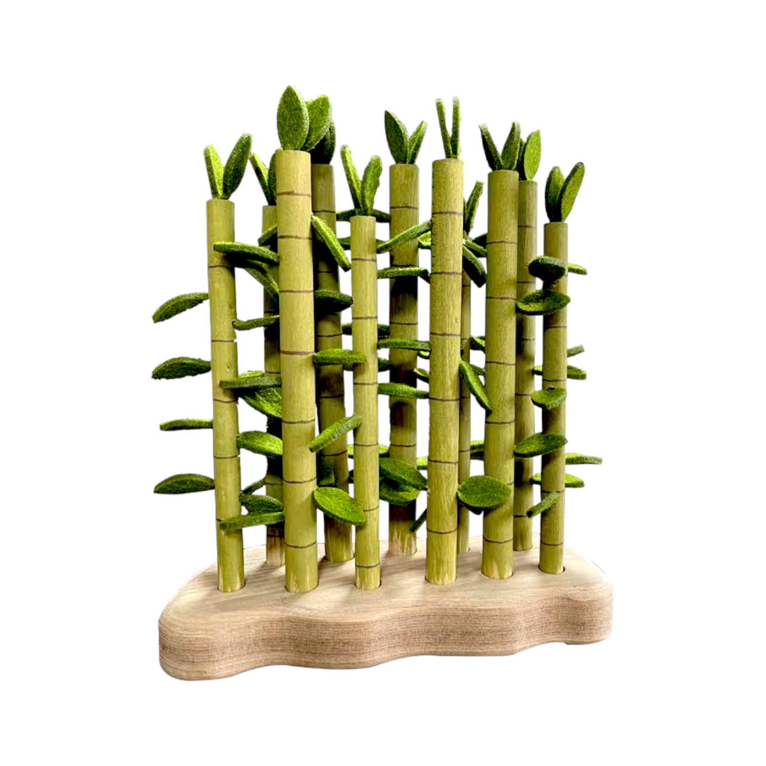Handcrafted Open Ended Wooden Toy Tree and Landscaping - Bamboo Forest ...