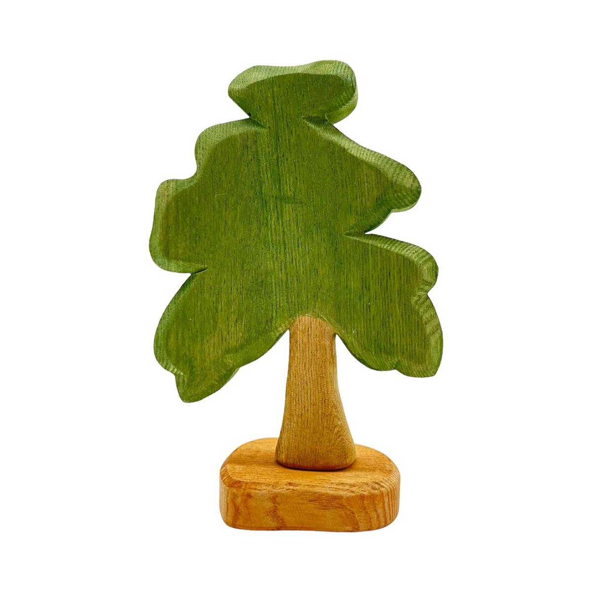 Handcrafted Open Ended Wooden Toy Tree and Landscaping - Oak Tree Medi ...