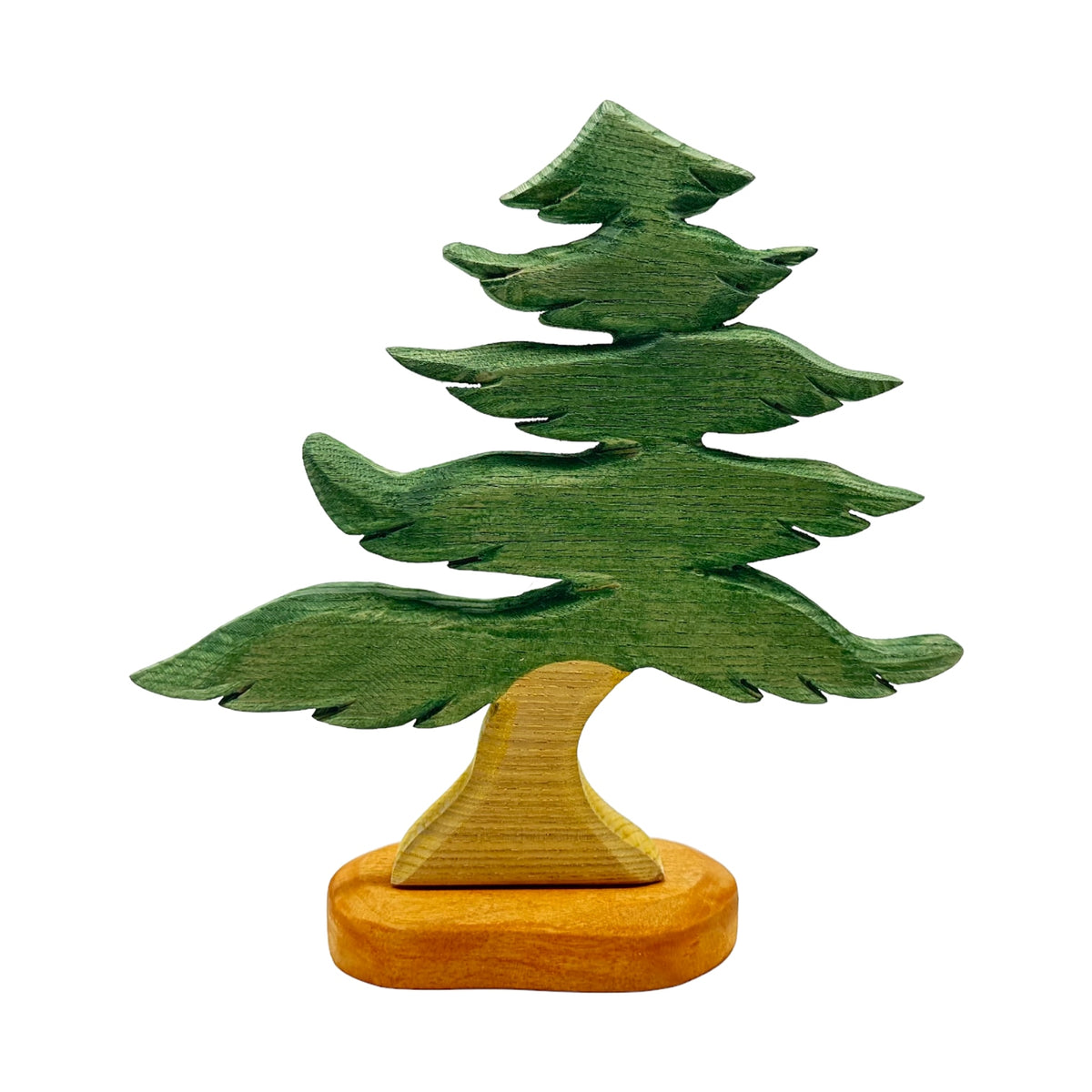 Handcrafted Open Ended Wooden Toy Tree and Landscaping - Pine Tree Lar ...