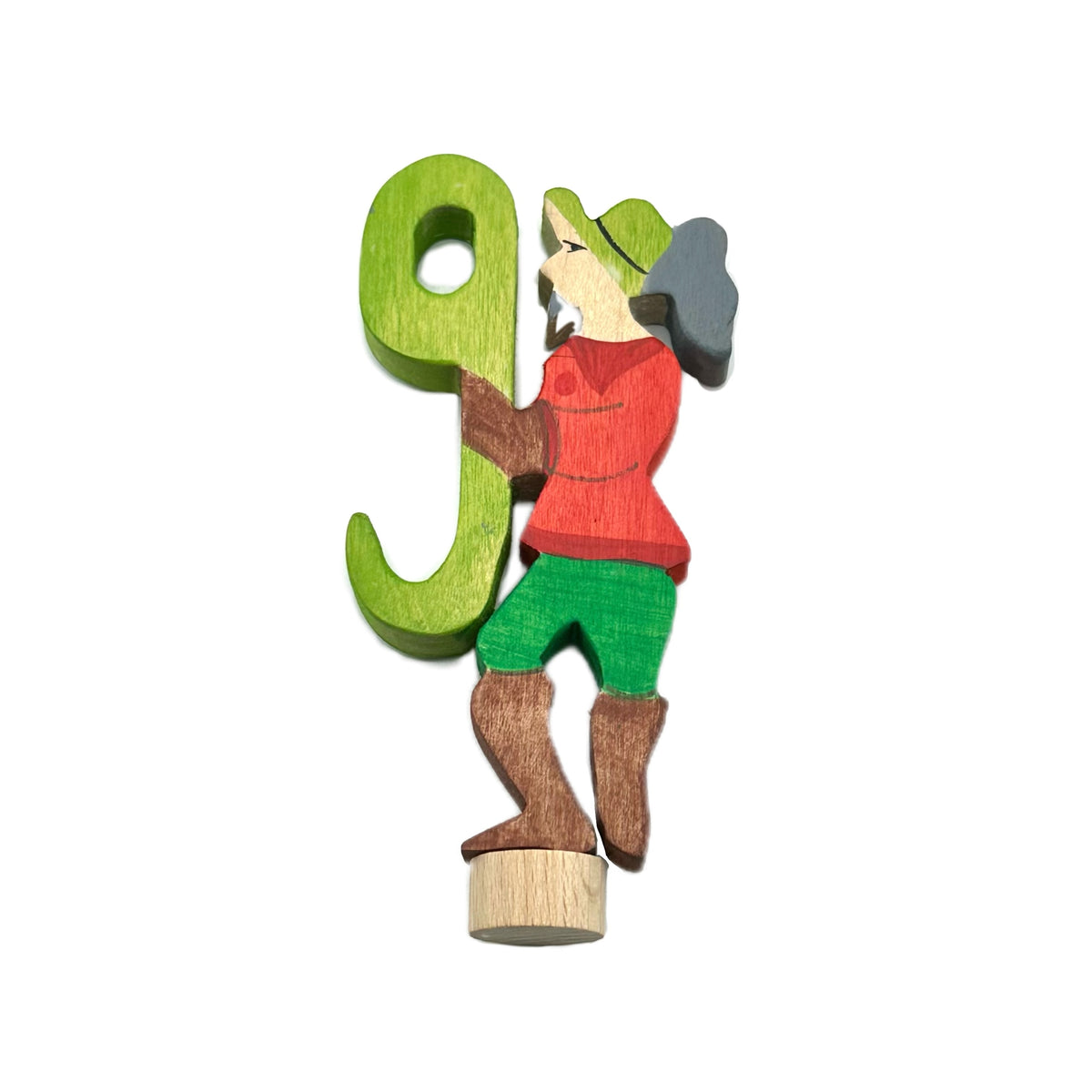 Handcrafted Open Ended Wooden Birthday Ring Number - Fairy Tale Number ...